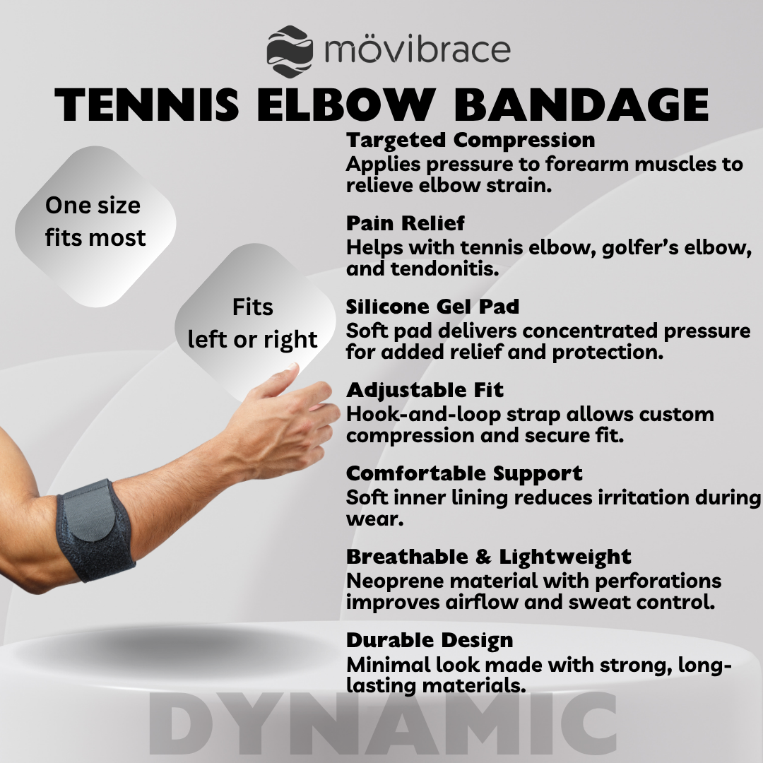 Movibrace Tennis Elbow Bandage – FlexaMed
